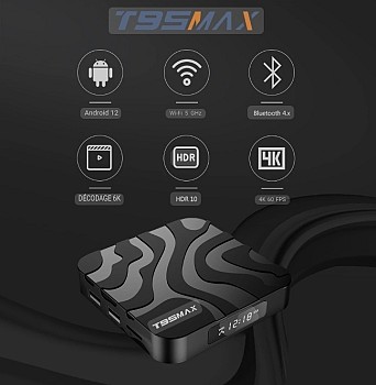 Boîtier Android TV T95 Max 4K Ultra HD à Djibouti