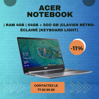 Ordinateur portable Acer Notebook N20h2 64 Go, 4 Go RAM à Djibouti