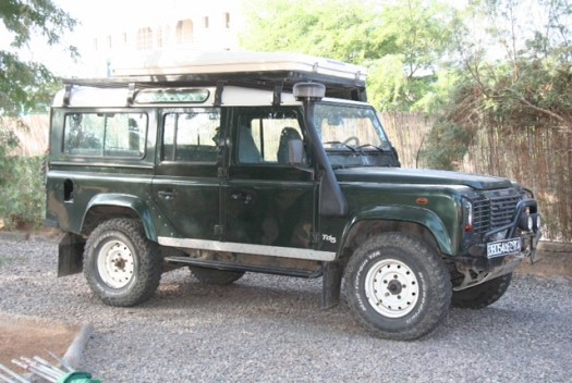 Land Rover Defender TD5 à Djibouti