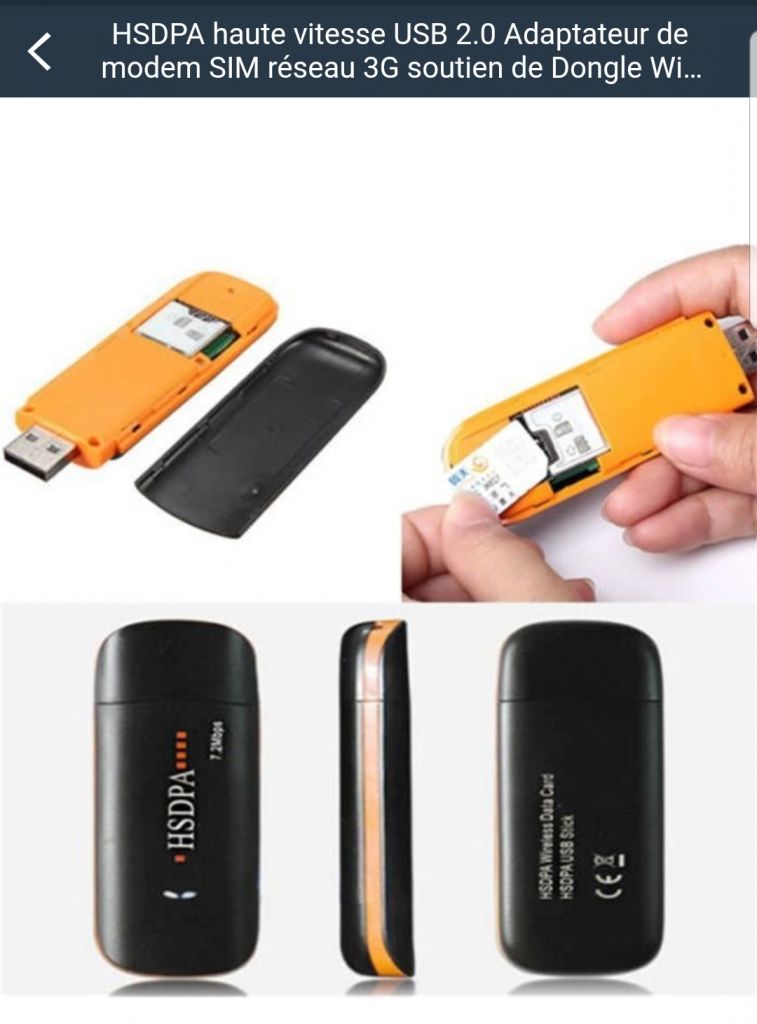 Cherche Clé Usb 3g à Djibouti